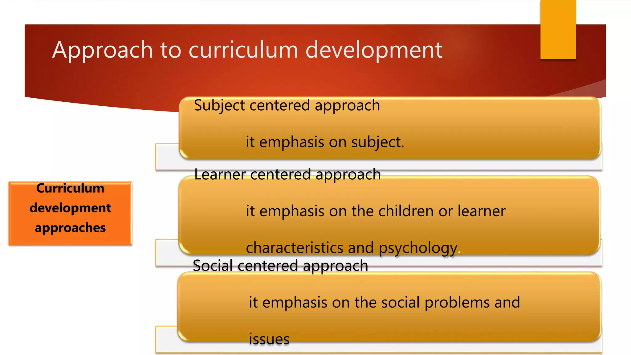 Process of curriculum development | PPTX