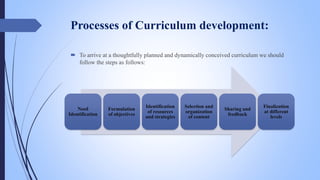 Process of Curriculum Development- PPP | PPTX