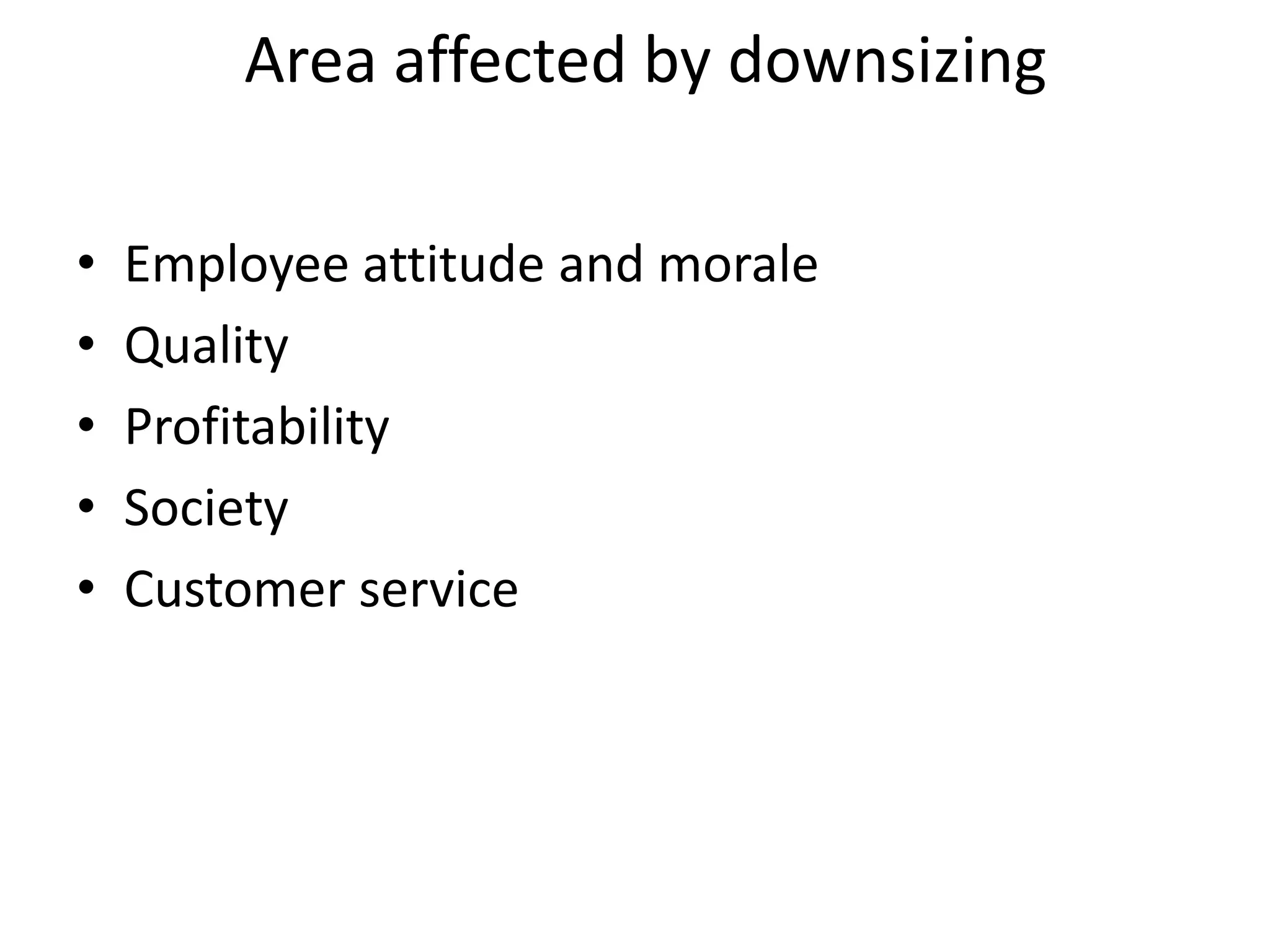 Process of downsizing | PPTX