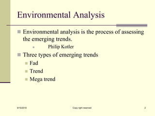 Process of environmental analysis | PPT