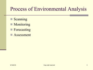 Process of environmental analysis | PPT