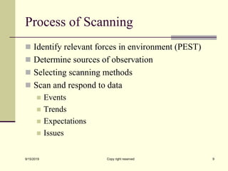 Process of environmental analysis | PPT