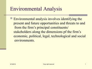 The process of environmental analysis .pptx | Environmental Services ...