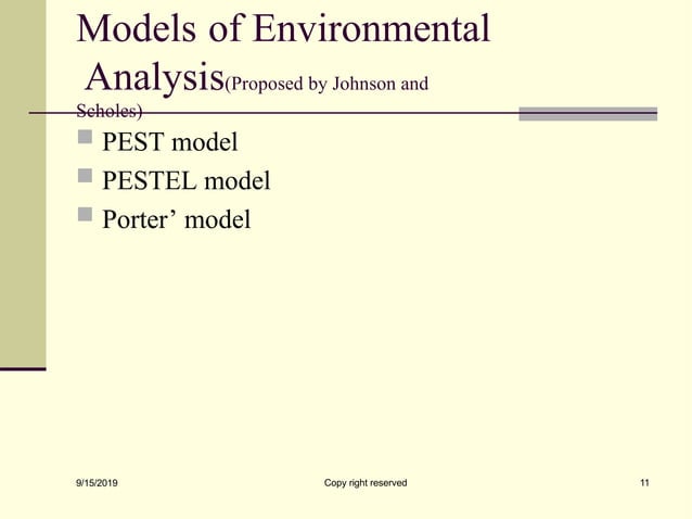 The process of environmental analysis .pptx | Environmental Services ...