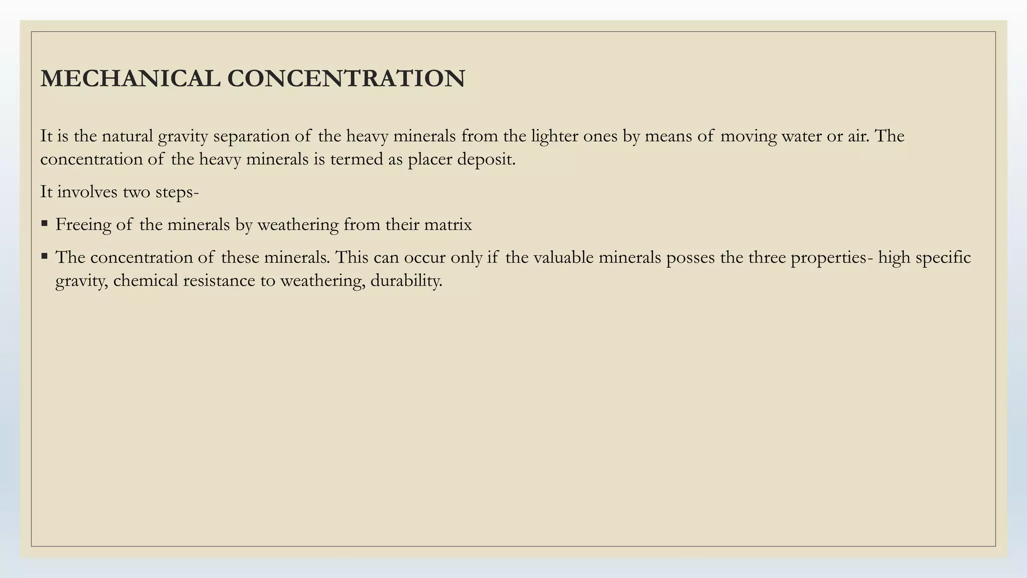 PROCESSES OF FORMATION OF ORE DEPOSIT | PPTX