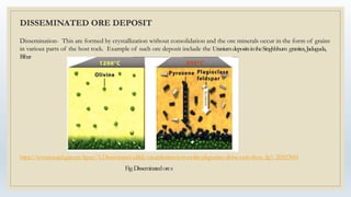 PROCESSES OF FORMATION OF ORE DEPOSIT | PPTX