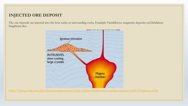 PROCESSES OF FORMATION OF ORE DEPOSIT | PPTX