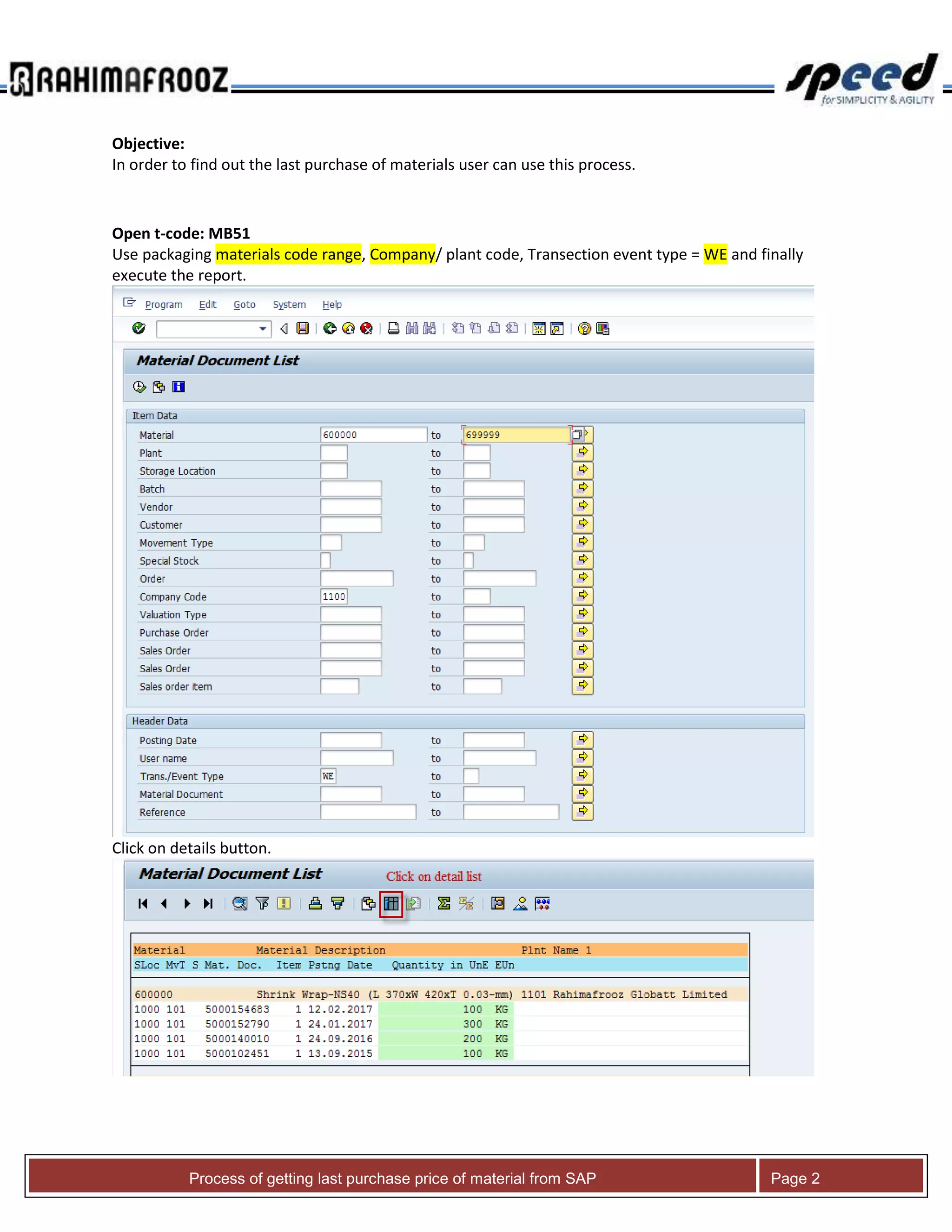 Process of getting last purchase of material.docx