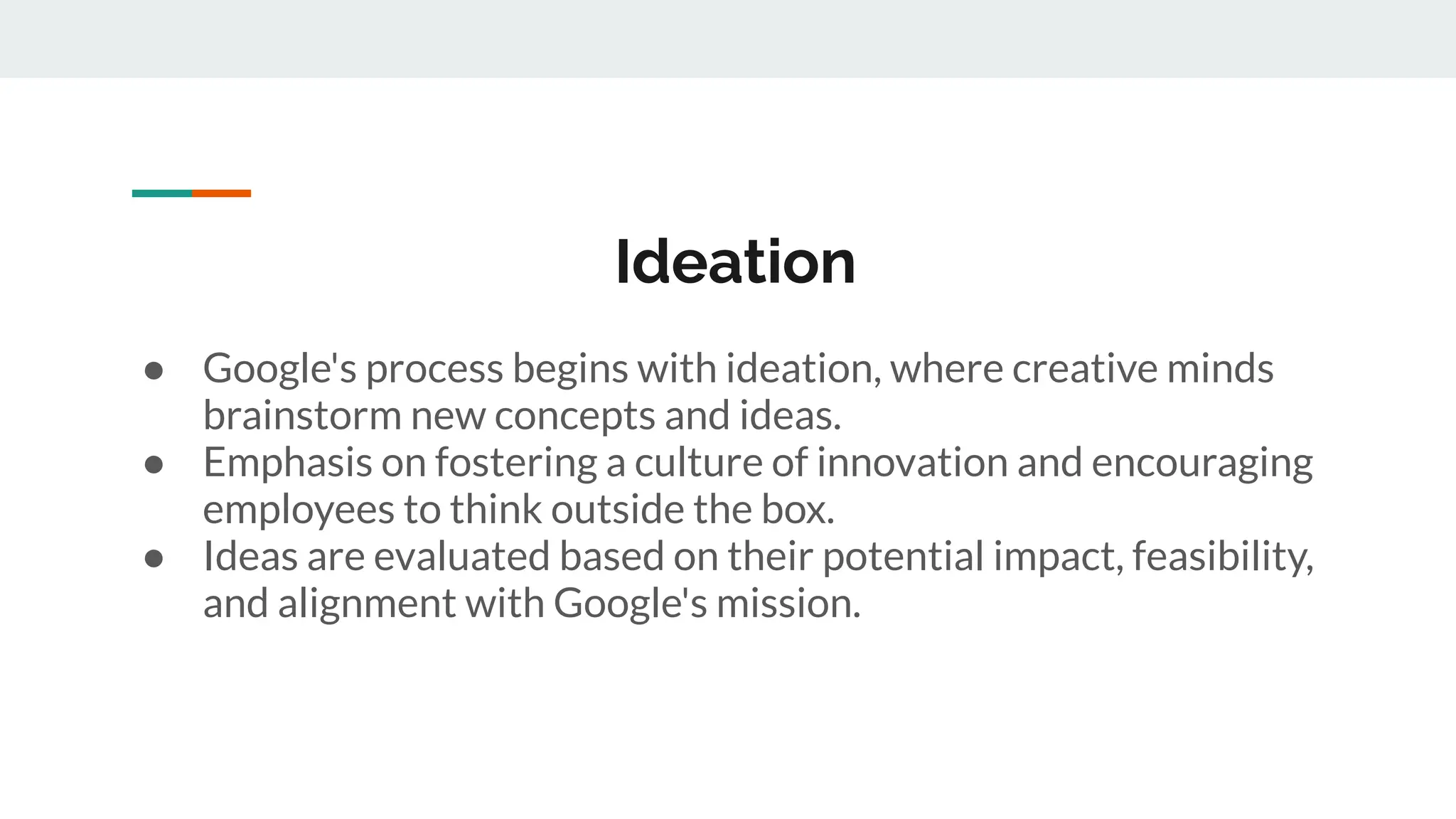 The Process of Google: A Journey through Innovation | PDF