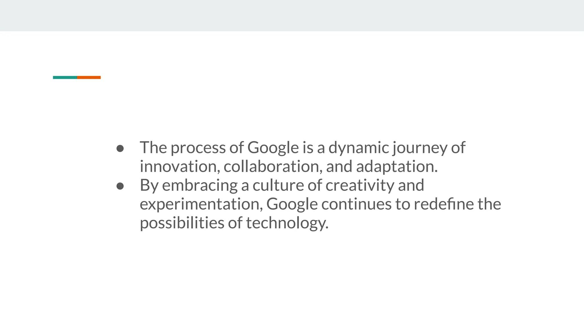 The Process of Google: A Journey through Innovation | PDF