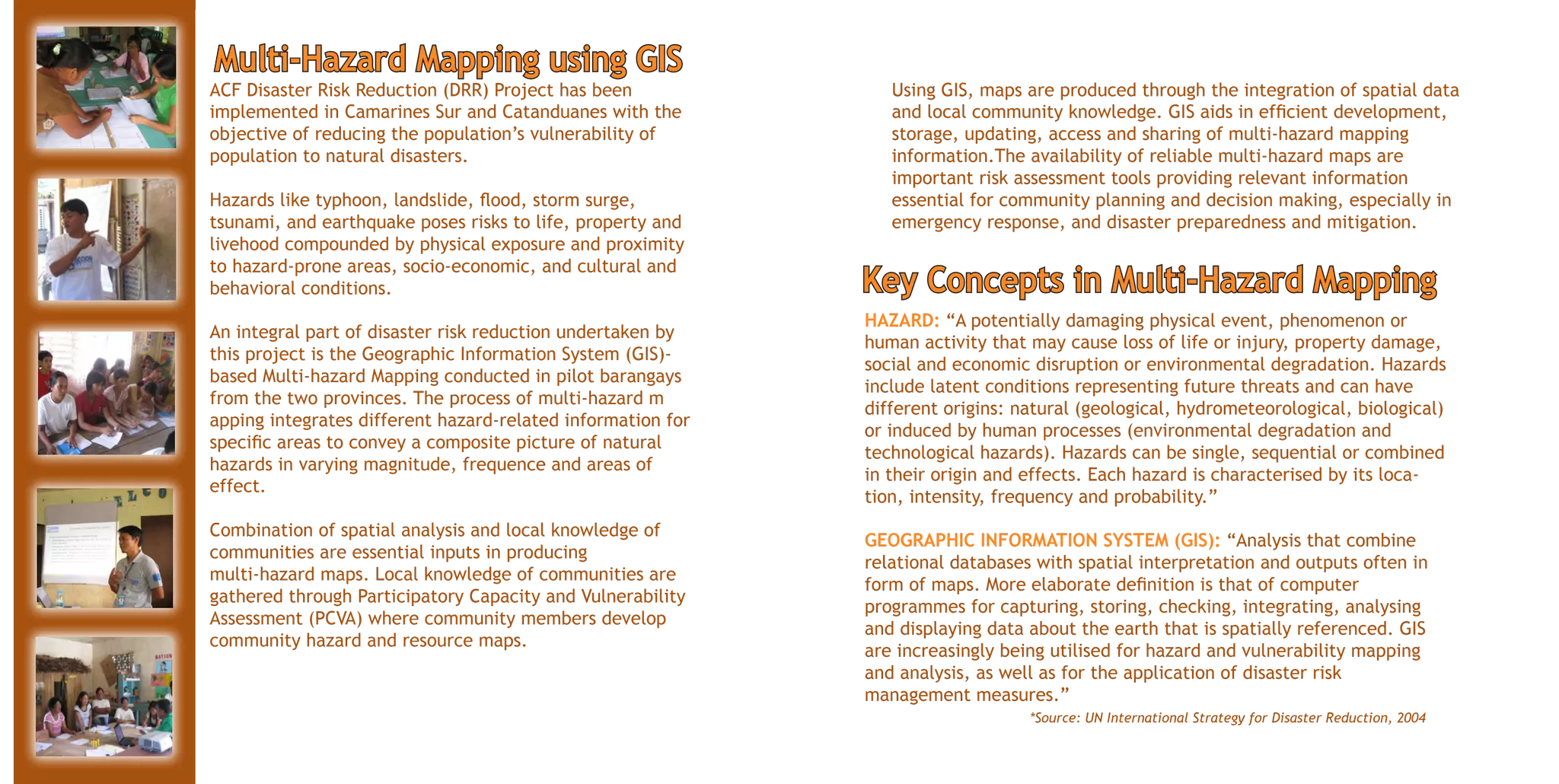 Process of hazard mapping | PDF
