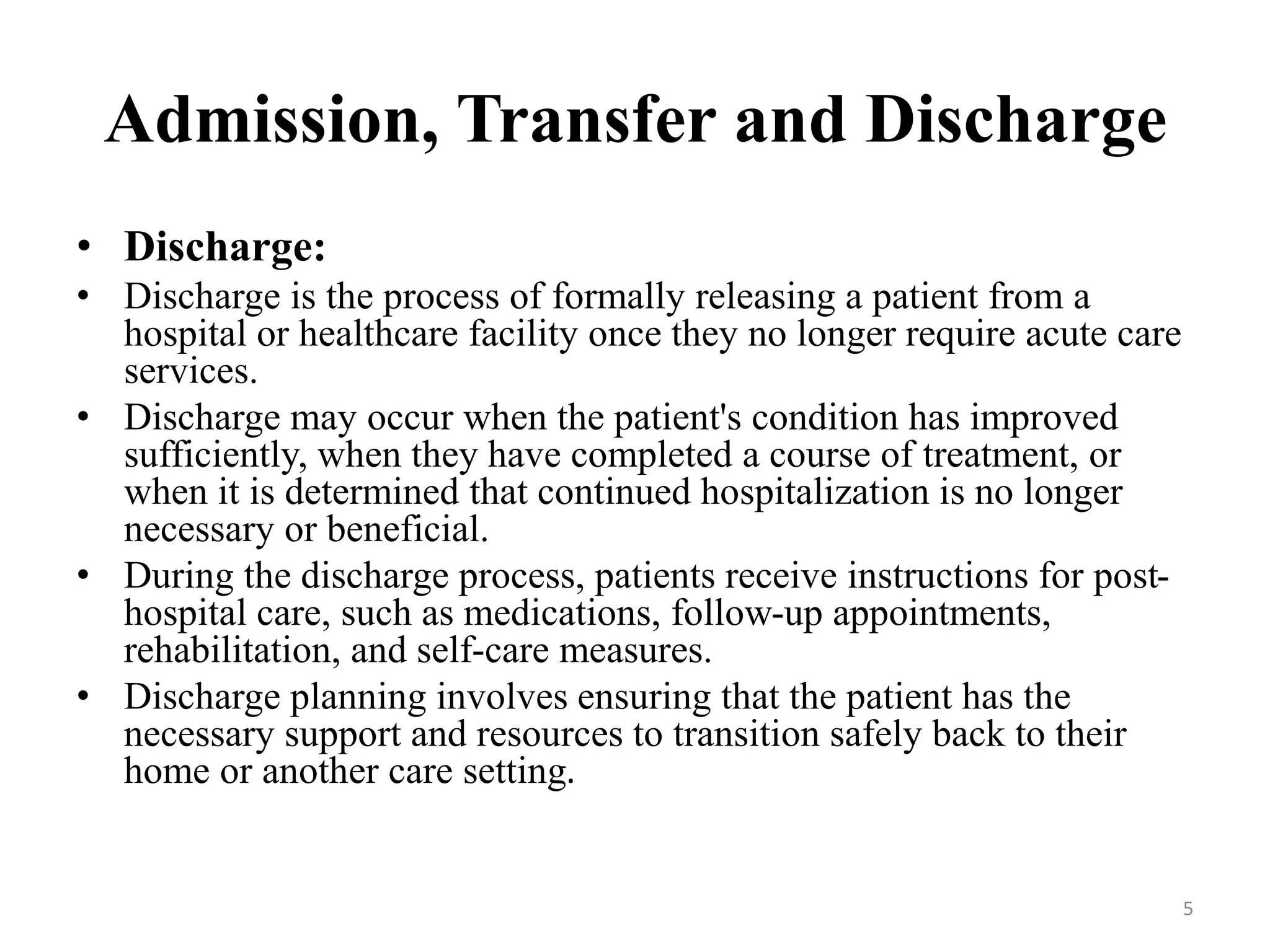 Process of Hospitalization.pptx BSN FON' | PPTX