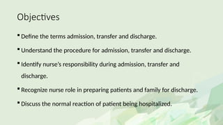 Fundamental of nursing -Process of Hospitalization.pptx