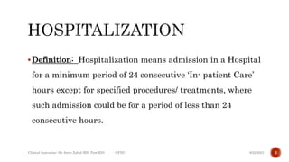 Process of hospitalization fon | PPTX