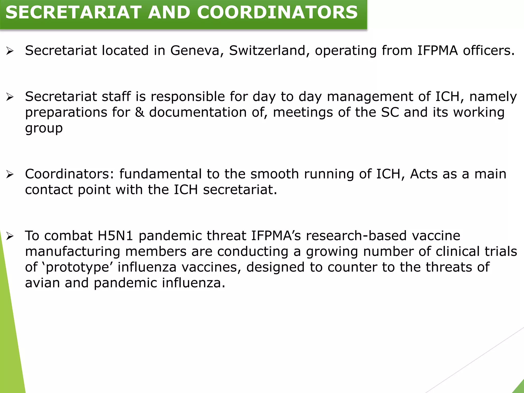 PROCESS OF ICH (International Council for Harmonisation) | PPTX