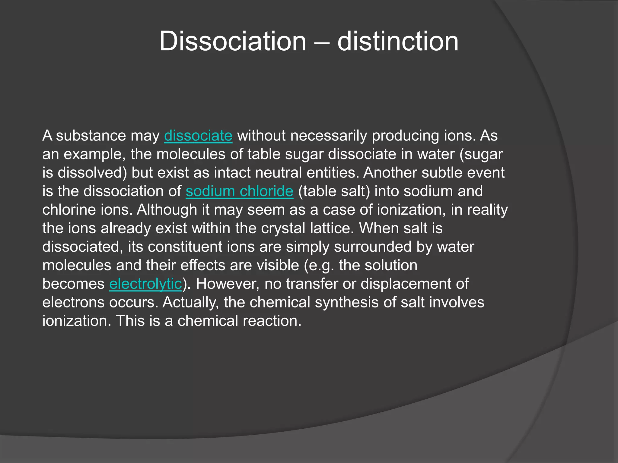 Process of ionization | PPTX