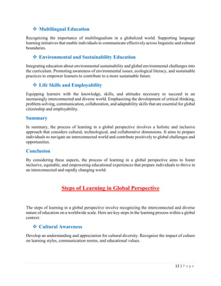 Process of Learning in Global Perspective.docx