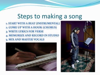 Process Of Making A Song | PPTX
