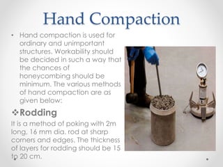 Process of manufacture of concrete | PPTX