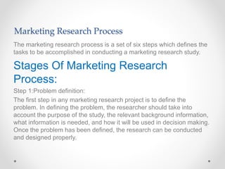 Process of marketing research | PPT