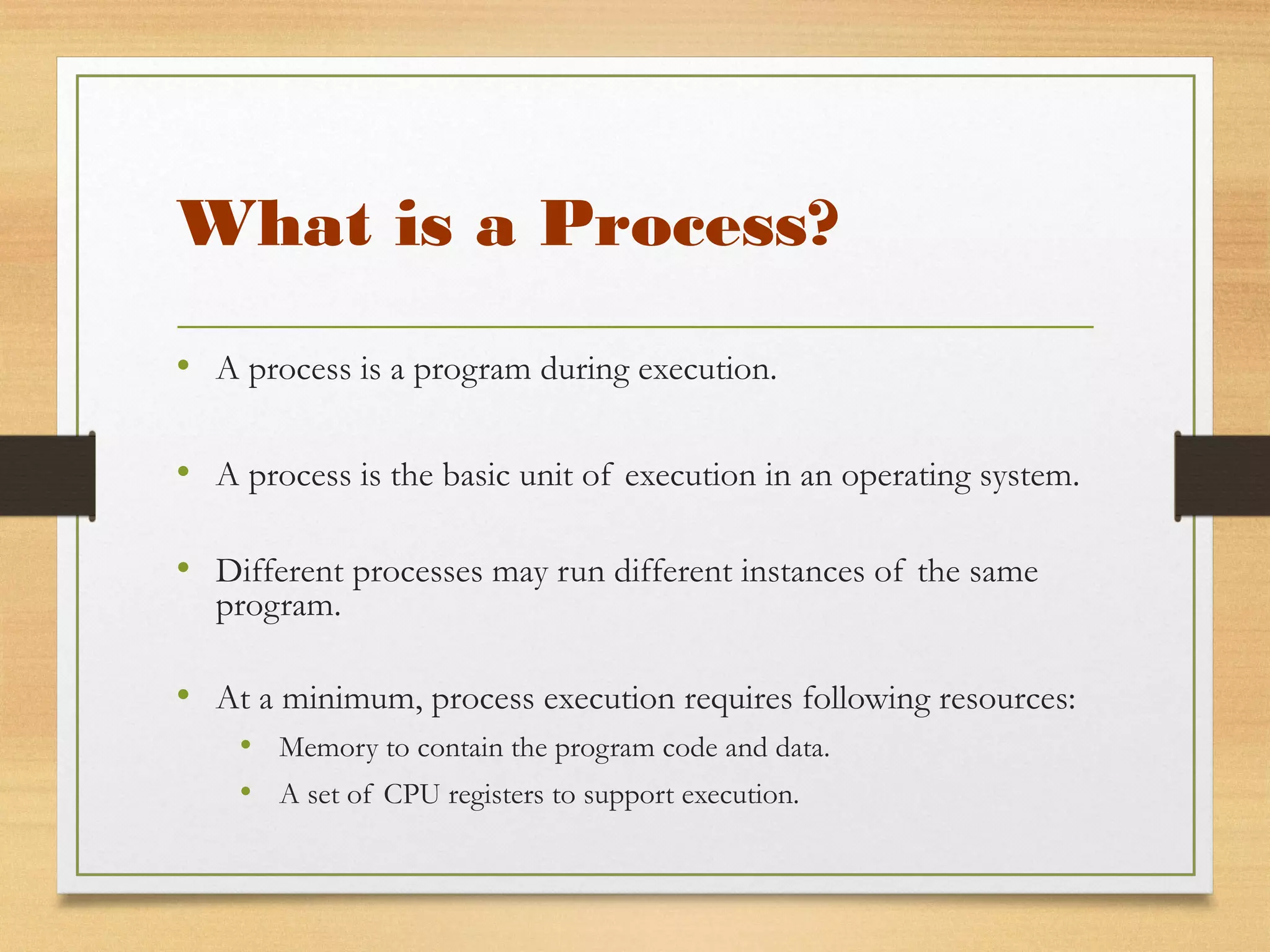 Process of operating system | PPT