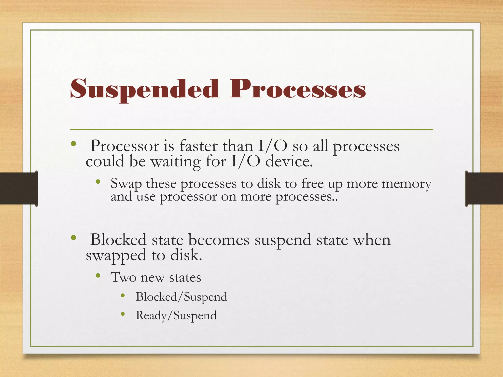 Process of operating system | PPT