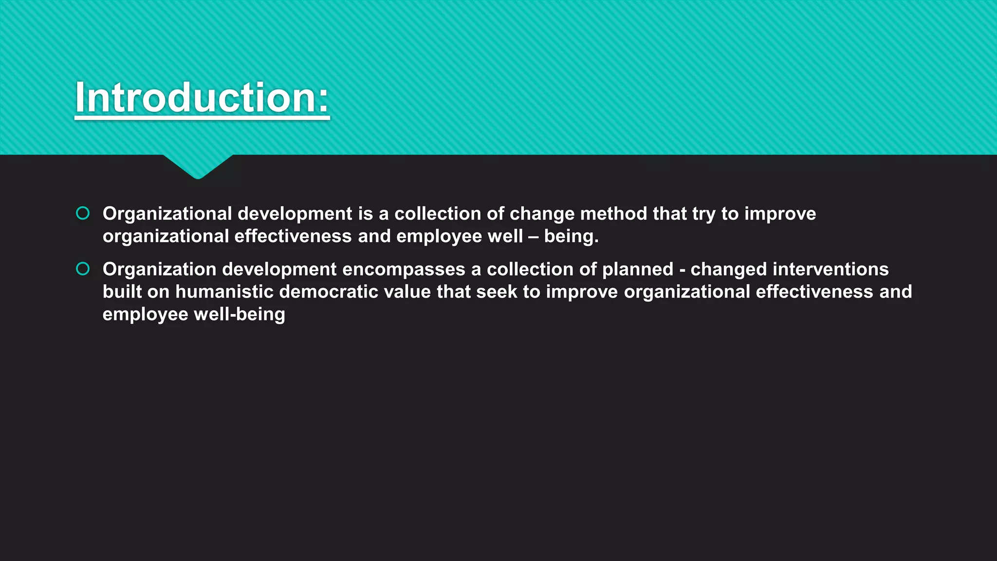 Process of Organizational Development & Intervention | PPTX | Business ...