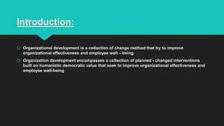 Process of Organizational Development & Intervention | PPTX | Business Administration | Business