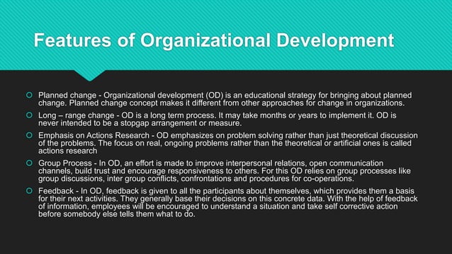 Process of Organizational Development & Intervention | PPT