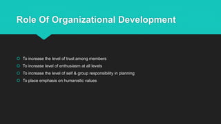 Process of Organizational Development & Intervention | PPTX | Business ...