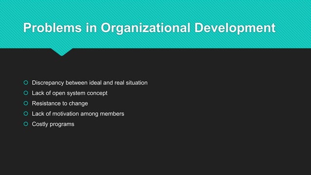 Process of Organizational Development & Intervention | PPT