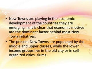 Process of planning and designing a new town | PPTX