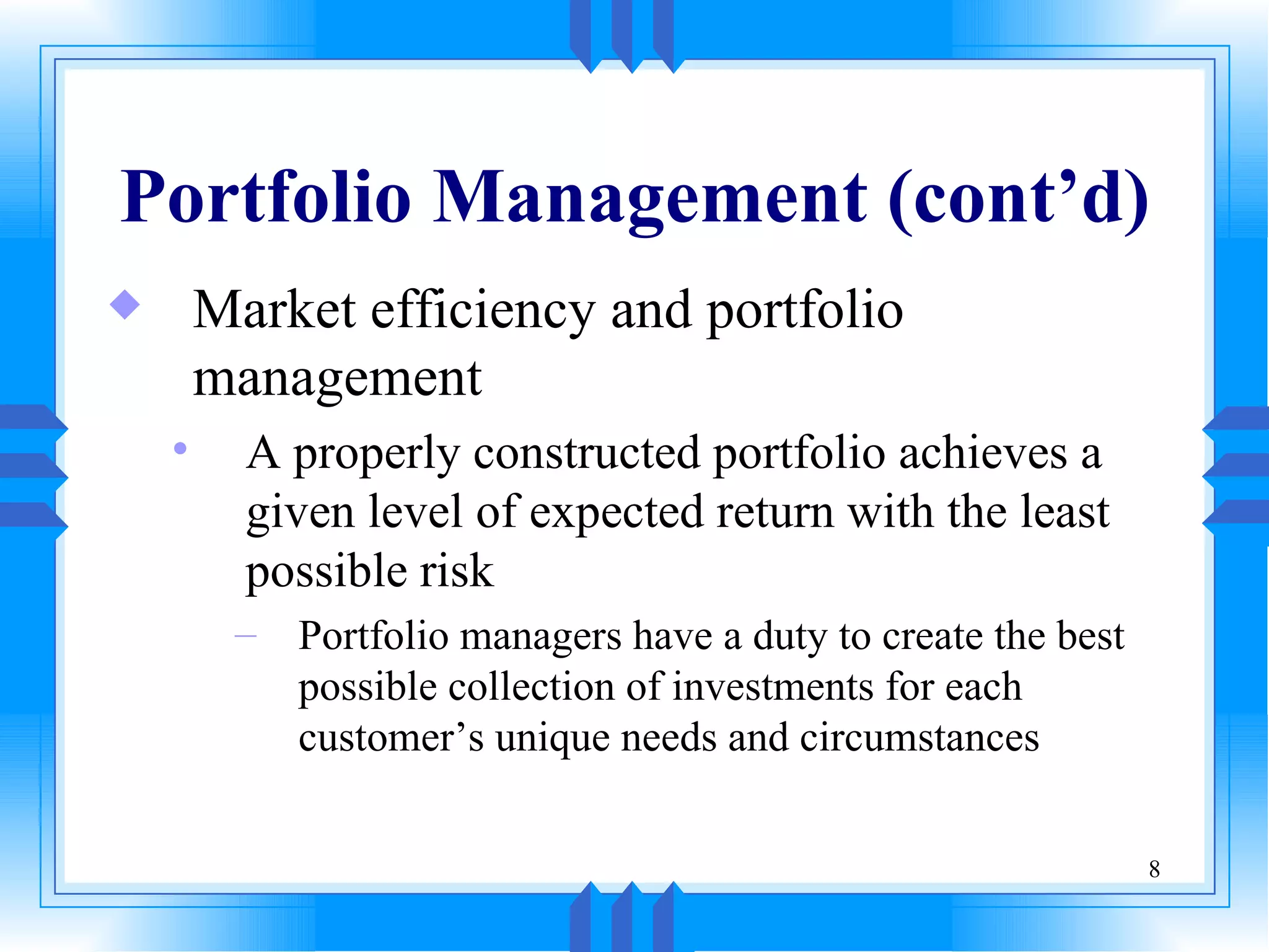 Process Of Portfolio Management | PPT