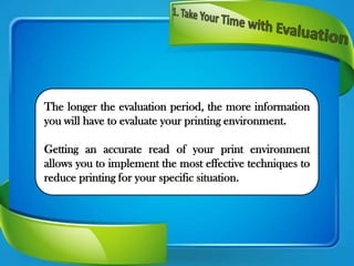 Process of print audit | PPT