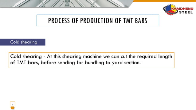 Process of Production of Kamdhenu TMT BARS.pdf | Business and Finance