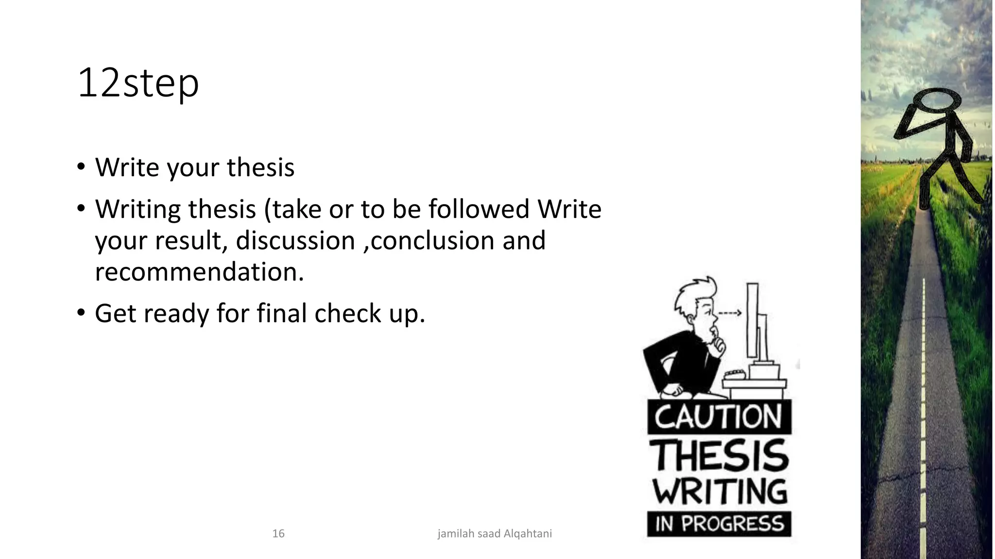 Process of proposal approval thesis writing | PPTX