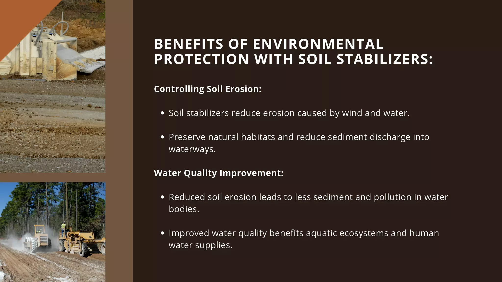 The Role of Soil Stabilization in Erosion Control: Process of ...