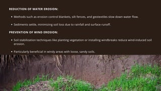 The Role of Soil Stabilization in Erosion Control: Process of ...