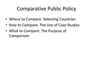 Process of public policy | PPTX