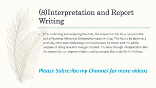 Process of Research (Research Methodology) | PPTX