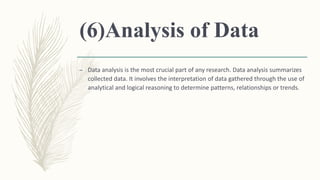 Process of Research (Research Methodology) | PPTX