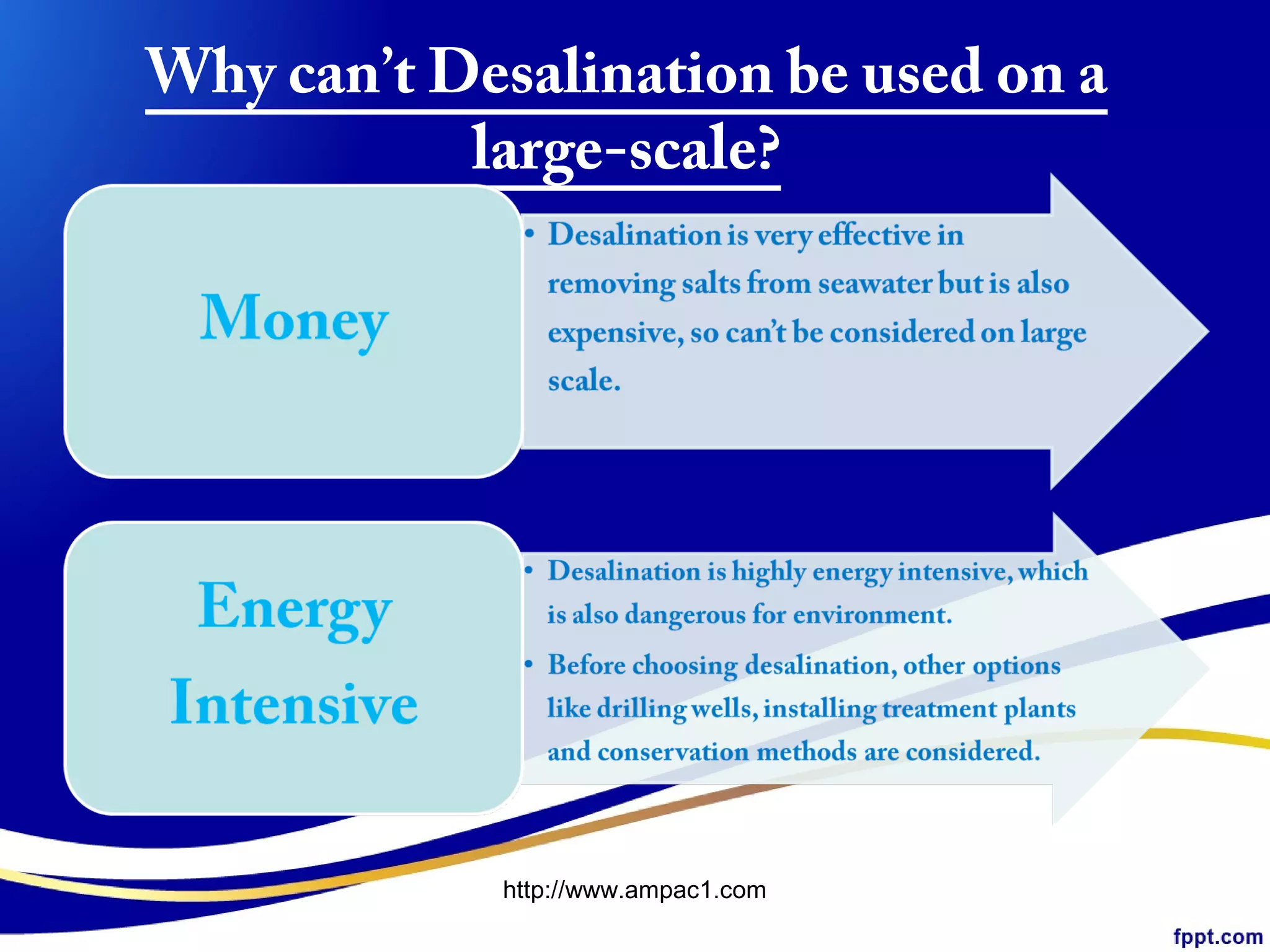 Process of seawater desalination | PPT