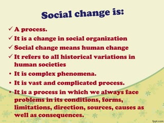 Process of social change | PDF