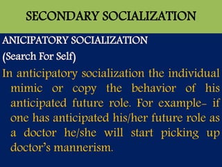 Process of socialization | PPTX