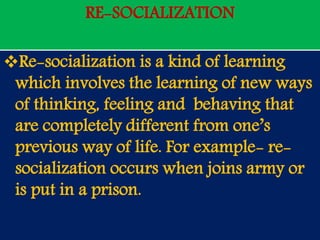 Process of socialization | PPTX