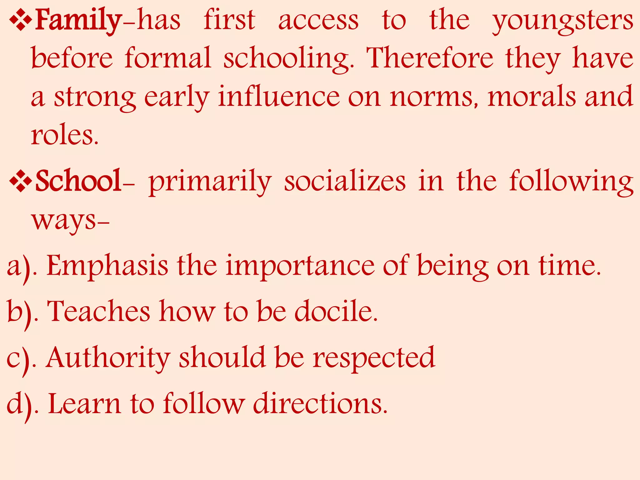 Process of socialization | PPT