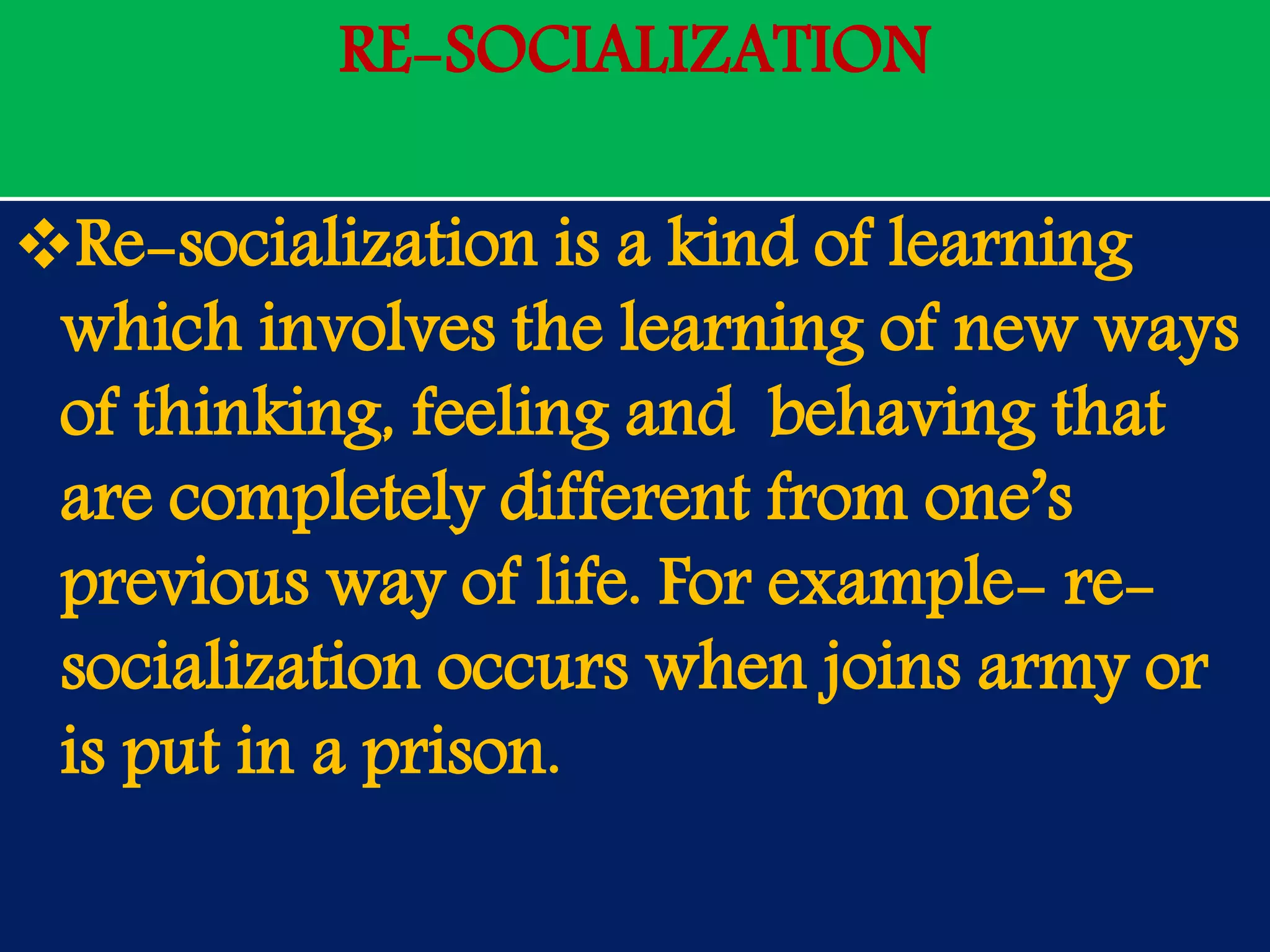 Process of socialization | PPT
