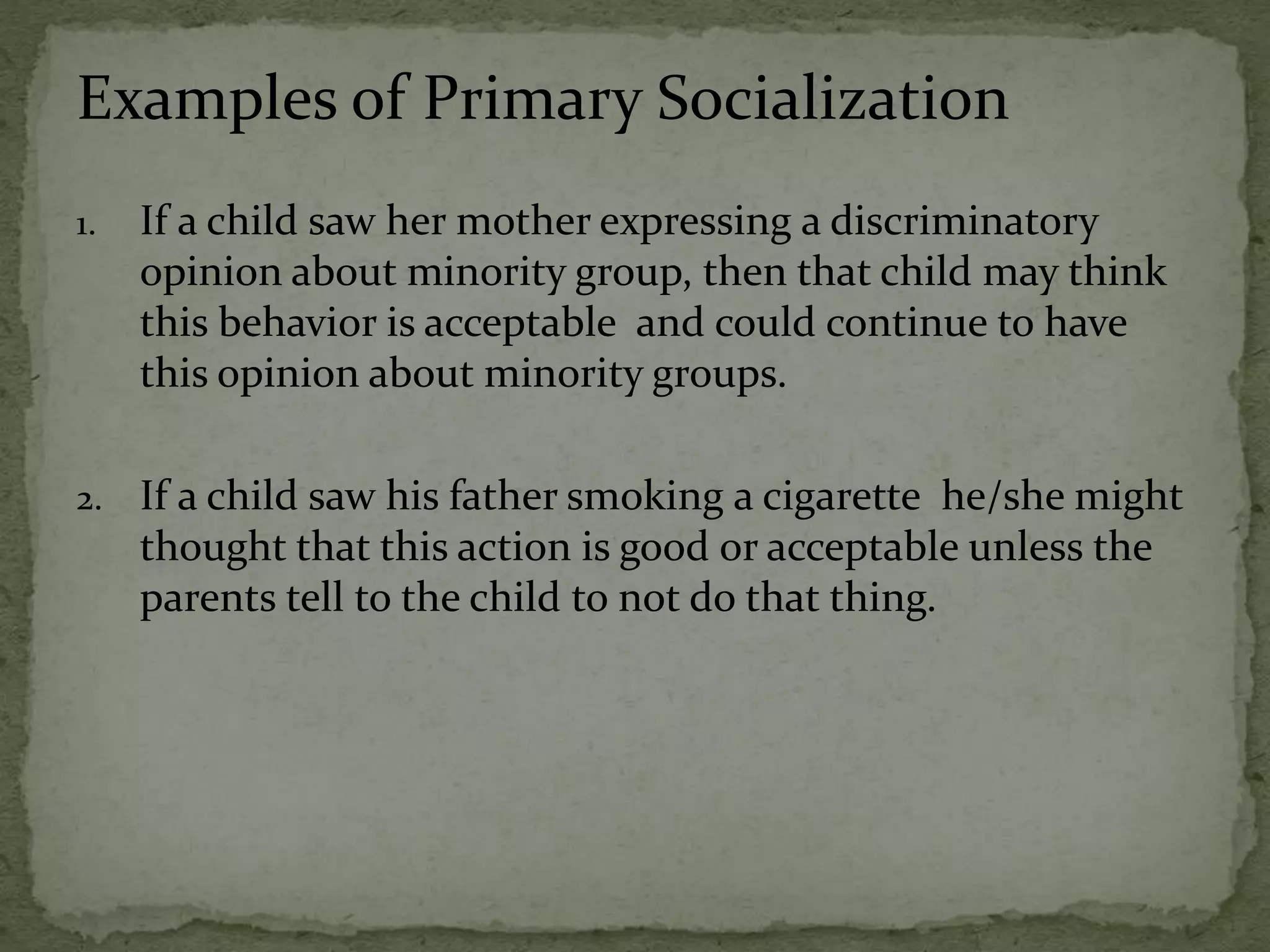 Process of socialization | PPTX