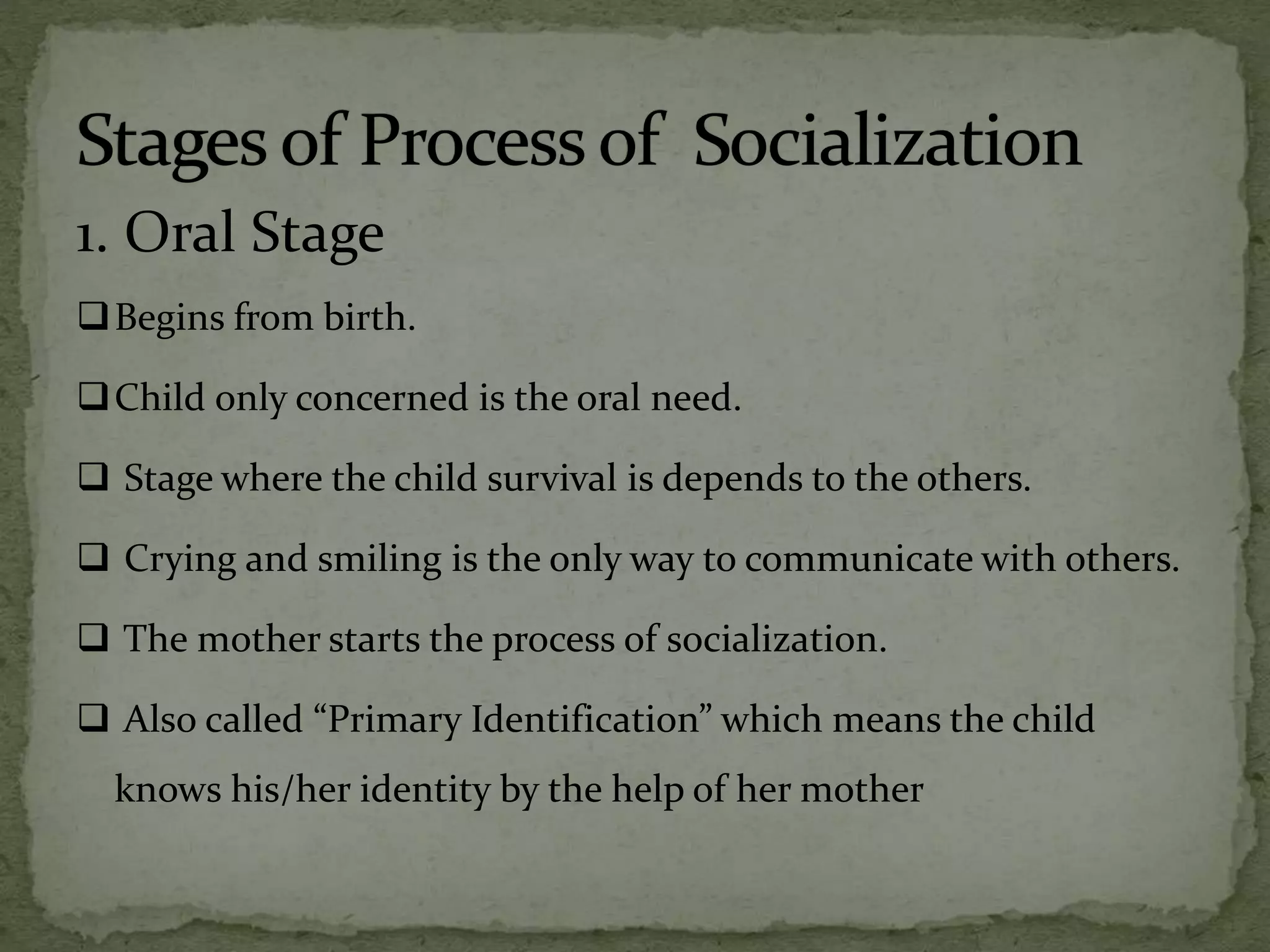 Process of socialization | PPTX