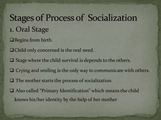 Process of socialization | PPTX